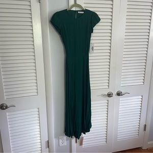 Reformation | Dresses | Reformation Gavin Dress In Emerald | Poshmark